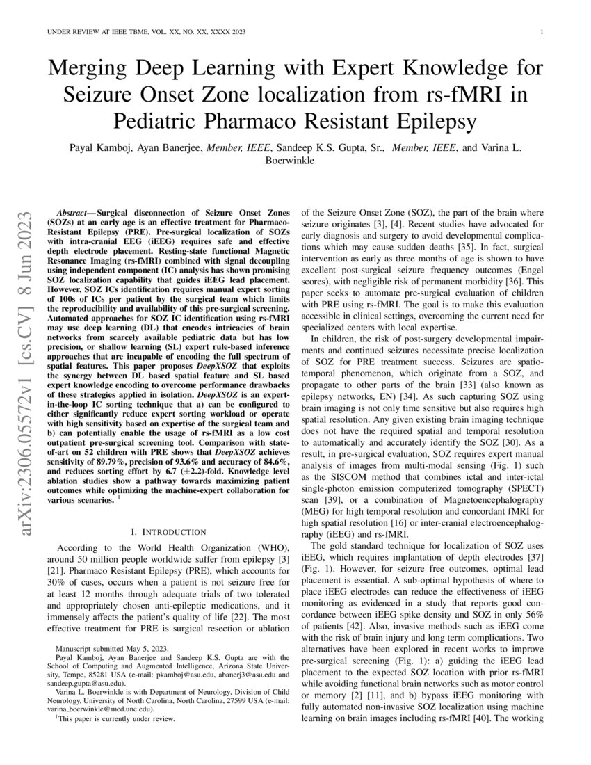Merging Deep Learning with Expert Knowledge for Seizure Onset Zone localization from rs-fMRI in ...