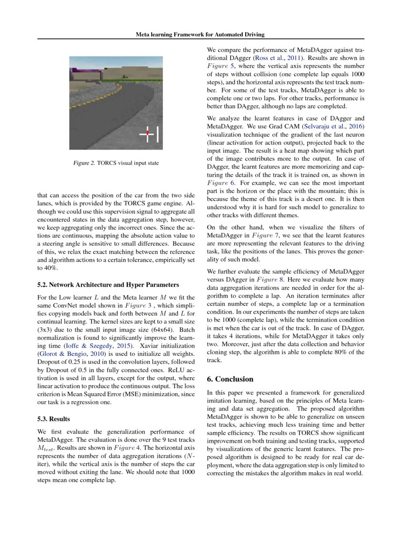 Meta Learning Framework For Automated Driving Deepai 