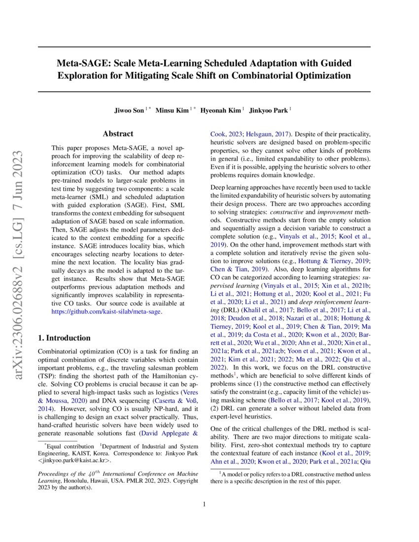 Meta Sage Scale Meta Learning Scheduled Adaptation With Guided Exploration For Mitigating Scale