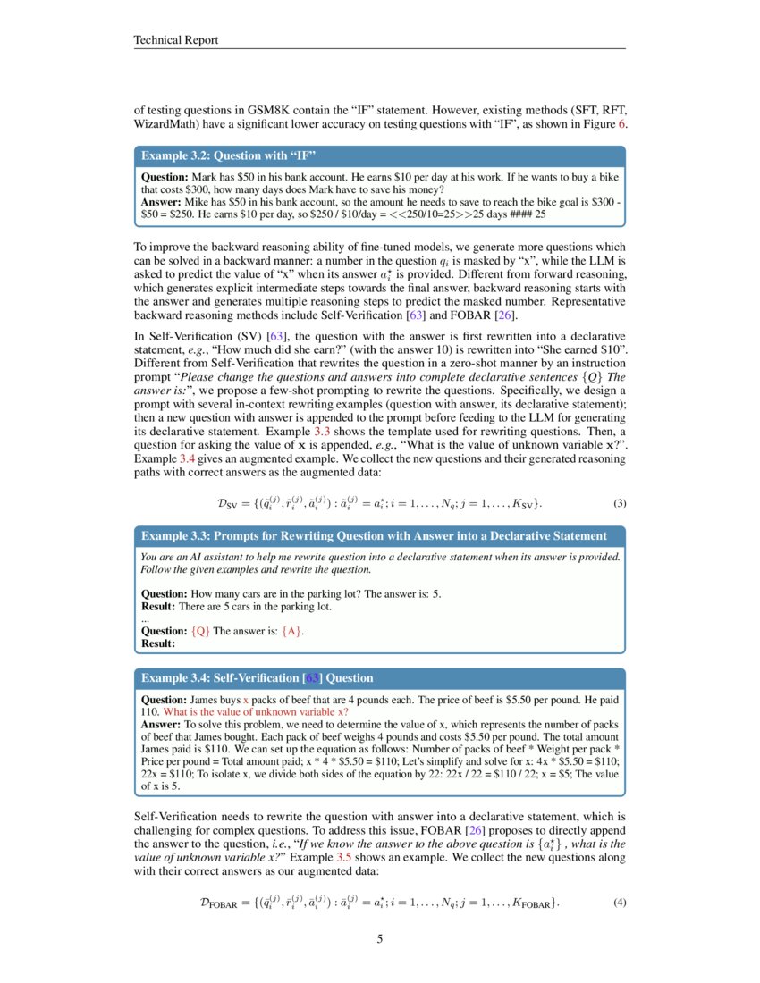 MetaMath: Bootstrap Your Own Mathematical Questions for Large Language Models | DeepAI