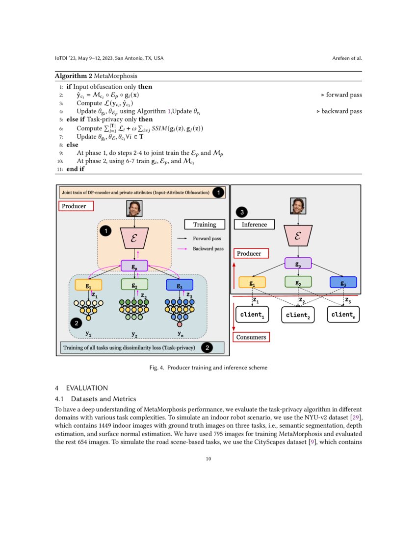 MetaMorphosis: Task-oriented Privacy Cognizant Feature Generation for ... MetaMorphosis: Task-oriented Privacy Cognizant Feature Generation for ...
