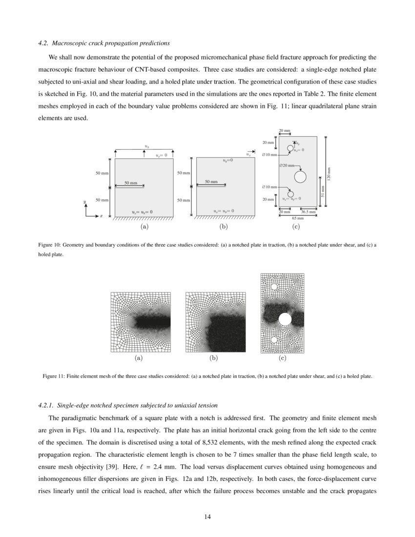 Micromechanics-based phase field fracture modelling of CNT composites ...