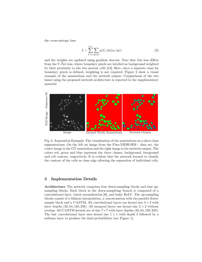 Microscopy Cell Segmentation via Convolutional LSTM Networks | DeepAI