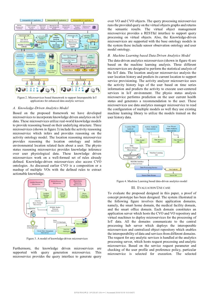 Microservices based Framework to Support Interoperable IoT Applications for Enhanced Data ...