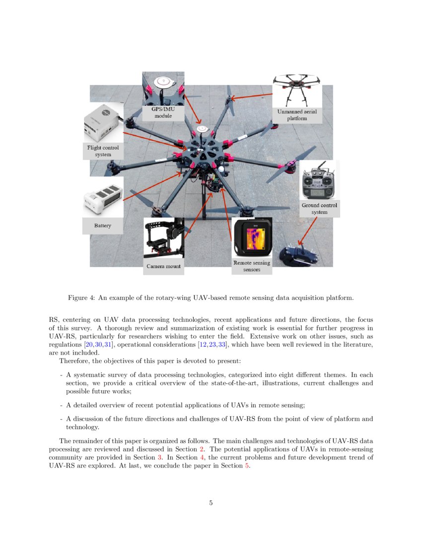 Mini-UAV-based Remote Sensing: Techniques, Applications and ...
