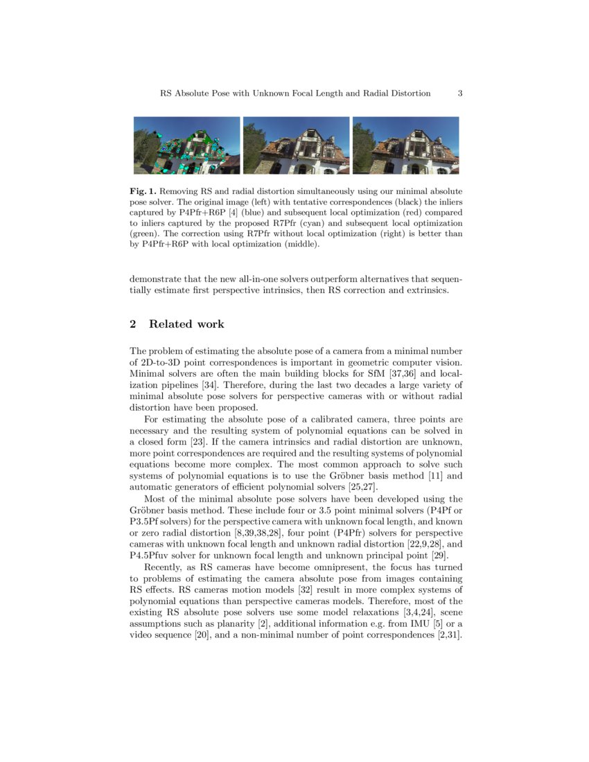 Minimal Rolling Shutter Absolute Pose with Unknown Focal Length and ...