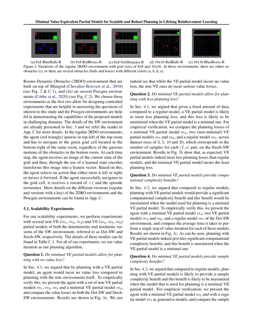 Minimal Value Equivalent Partial Models For Scalable And Robust