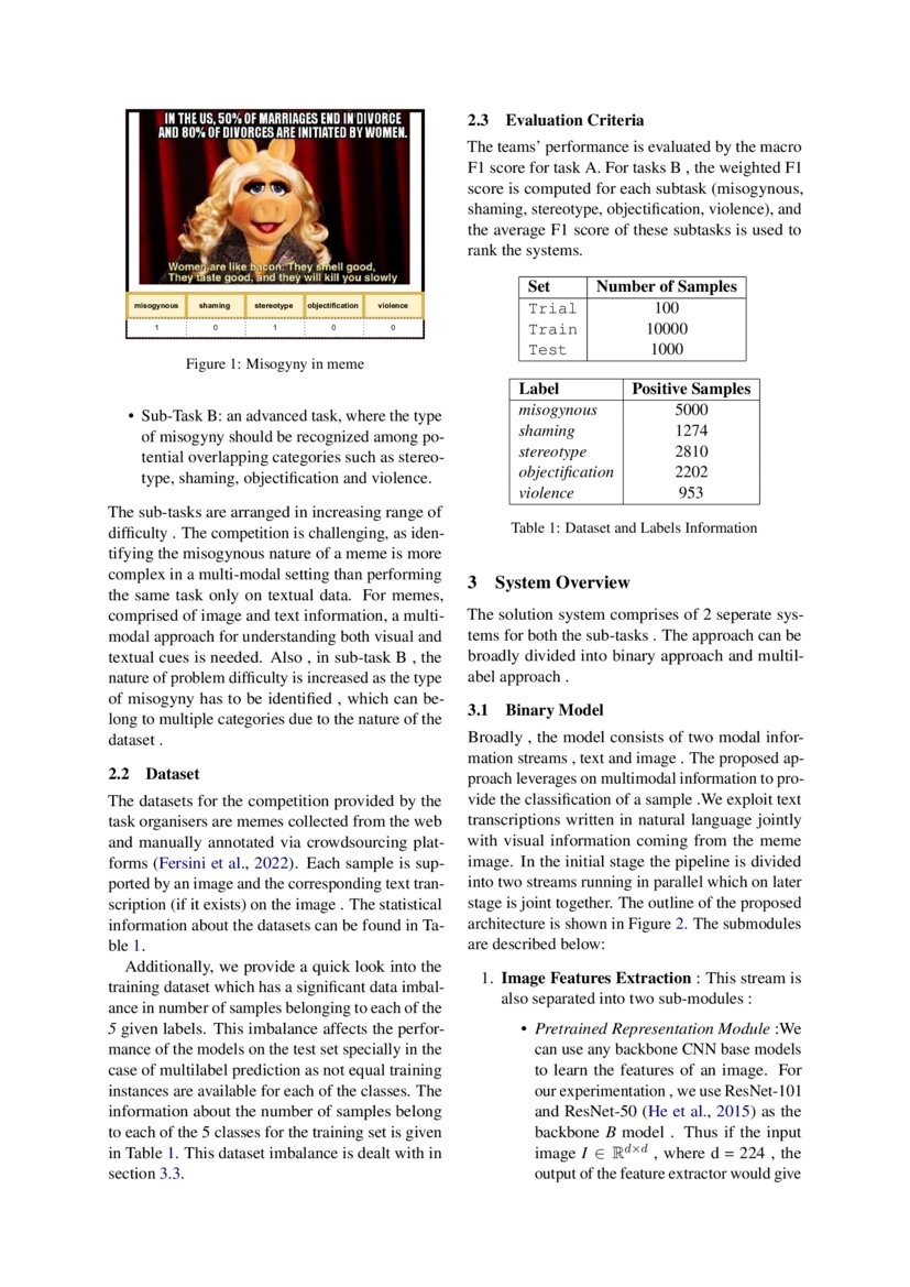 Misogynistic Meme Detection Using Early Fusion Model With Graph Network