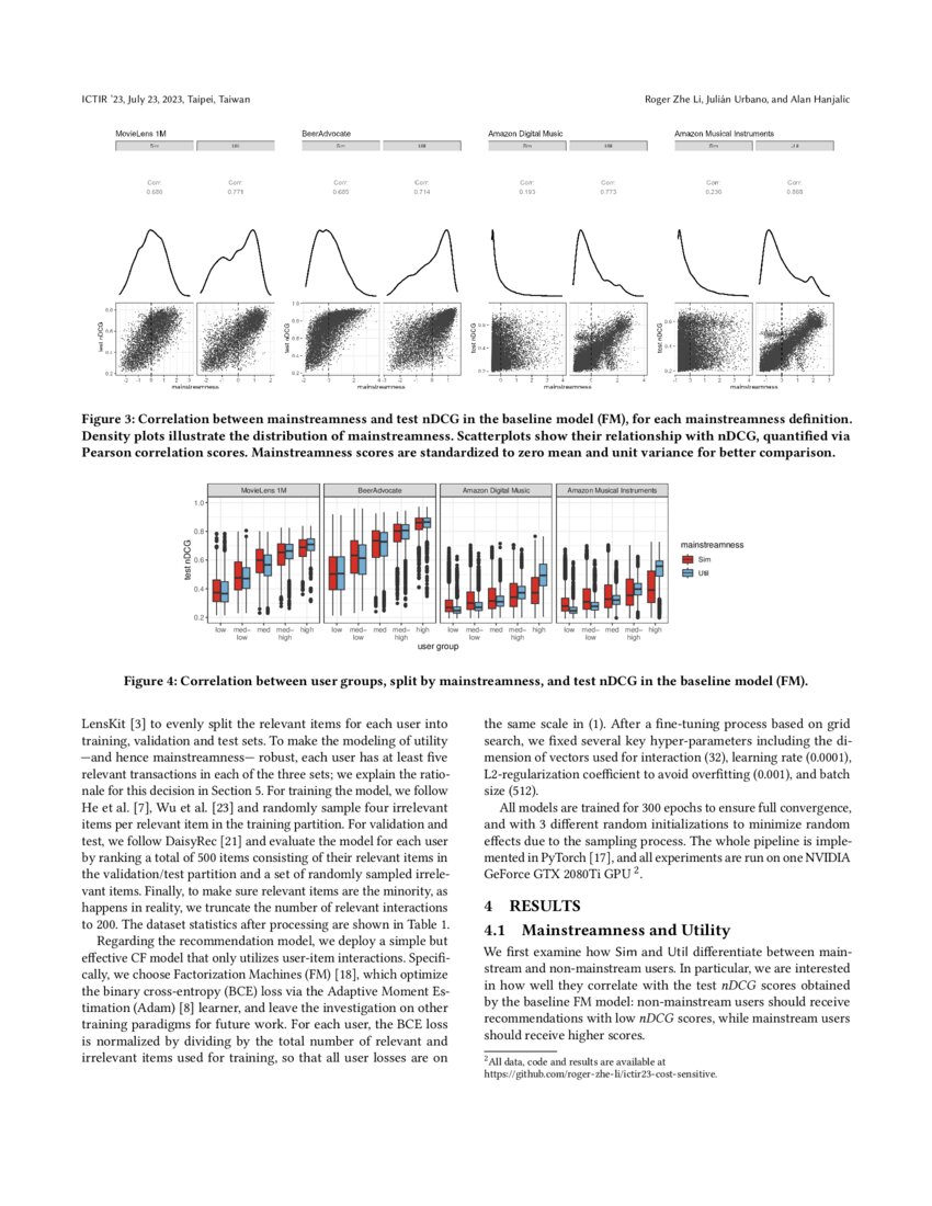 Mitigating Mainstream Bias In Recommendation Via Cost Sensitive Learning Deepai 