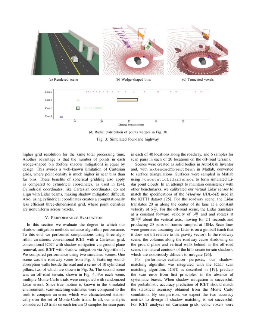 Mitigating Shadows in Lidar Scan Matching using Spherical Voxels | DeepAI