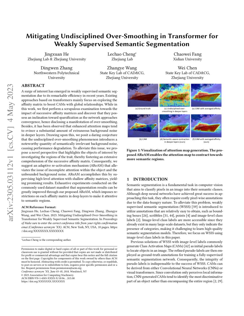 Mitigating Undisciplined Over-Smoothing in Transformer for Weakly ... Mitigating Undisciplined Over-Smoothing in Transformer for Weakly ...