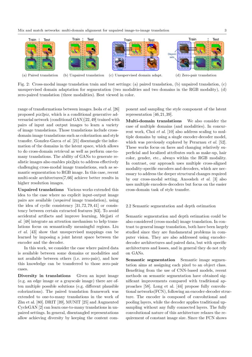 Mix and match networks: multi-domain alignment for unpaired image-to-image translation | DeepAI