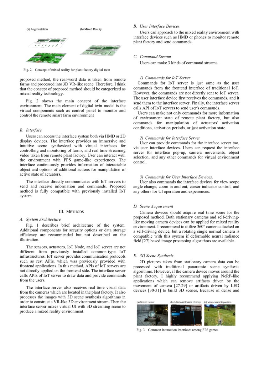Mixed Reality Interface for Digital Twin of Plant Factory | DeepAI