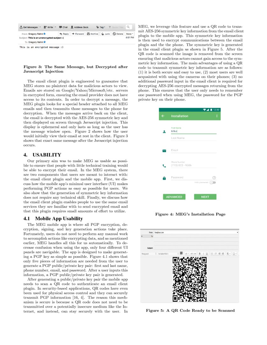 Mobile Encryption Gateway (MEG) for Email Encryption | DeepAI