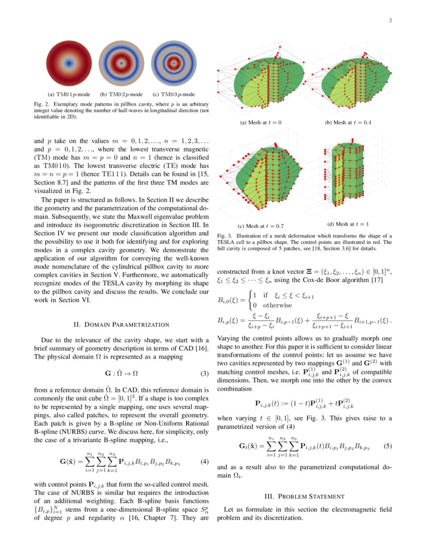 Mode Recognition by Shape Morphing for Maxwell's Eigenvalue Problem | DeepAI
