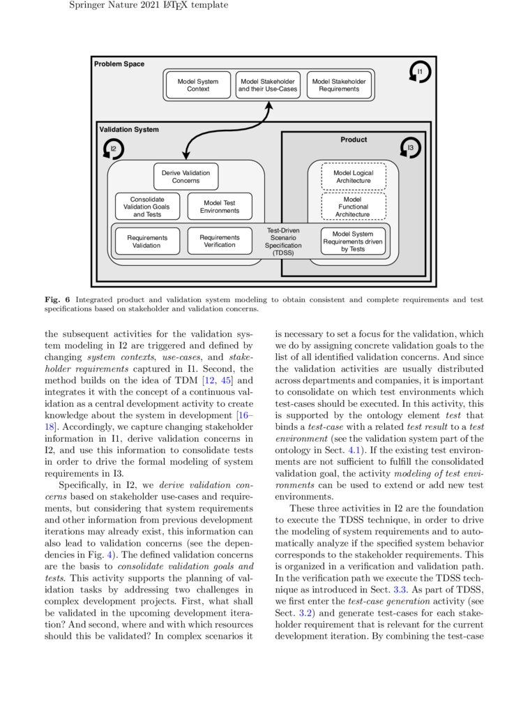 Model Based Analysis And Specification Of Functional Requirements And Tests For Complex
