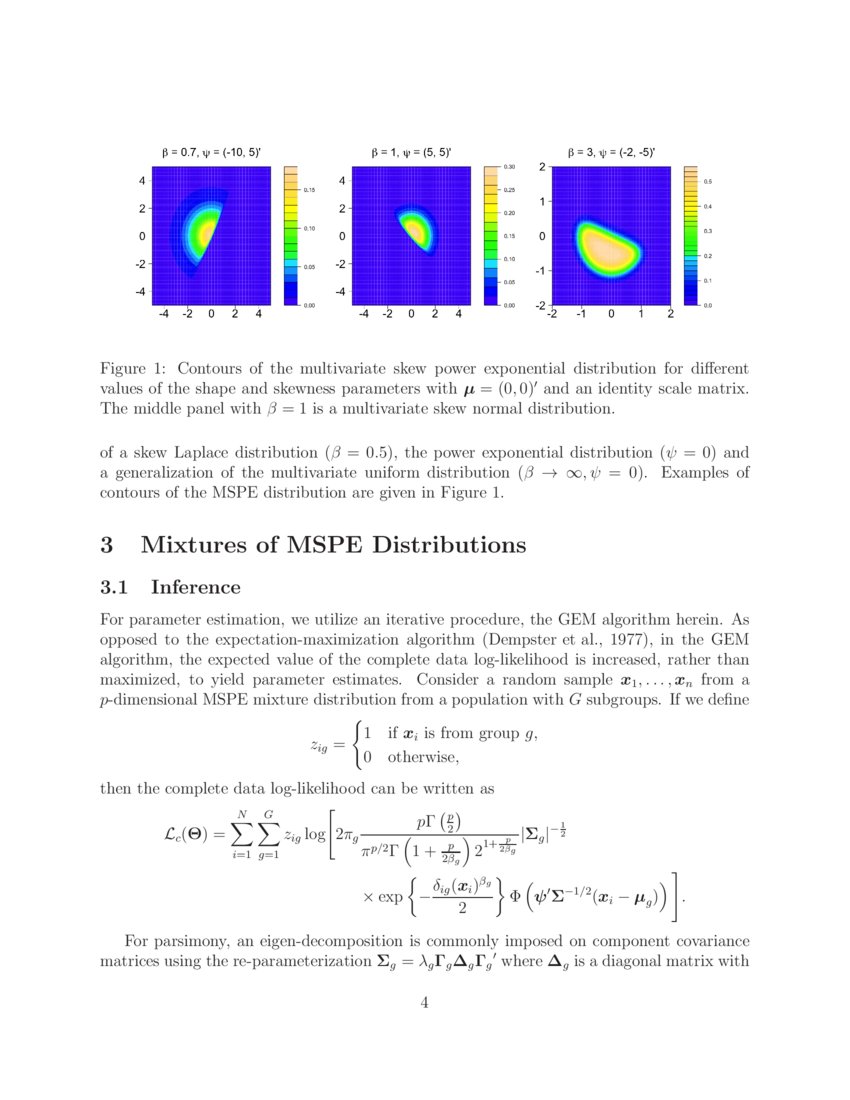 Model Based Clustering And Classification Using Mixtures Of