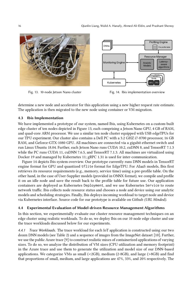 Model Driven Cluster Resource Management For Ai Workloads In Edge