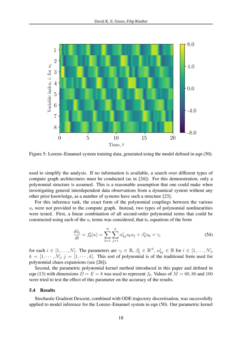 Model Inference For Ordinary Differential Equations By Parametric
