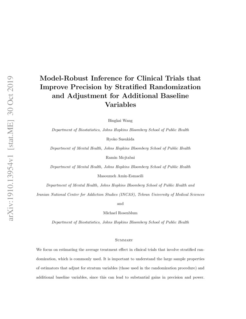 Model Robust Inference For Clinical Trials That Improve Precision By