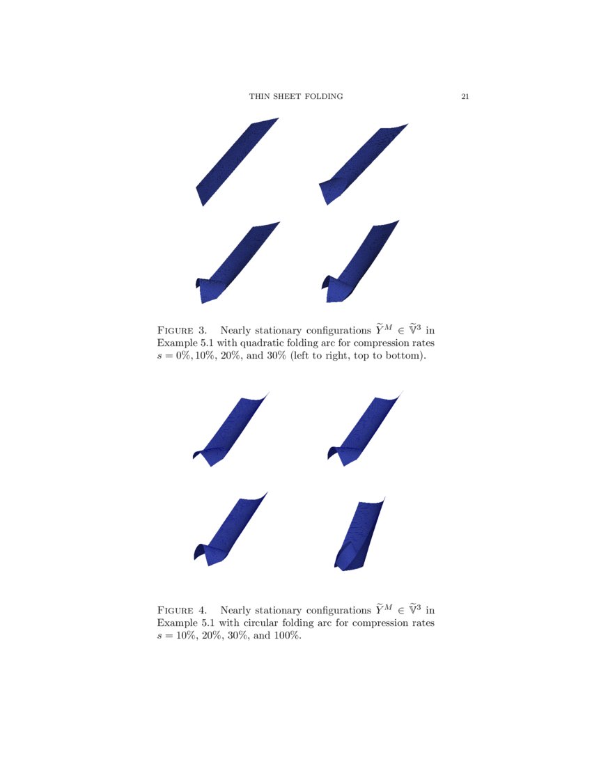 Modeling and simulation of thin sheet folding | DeepAI
