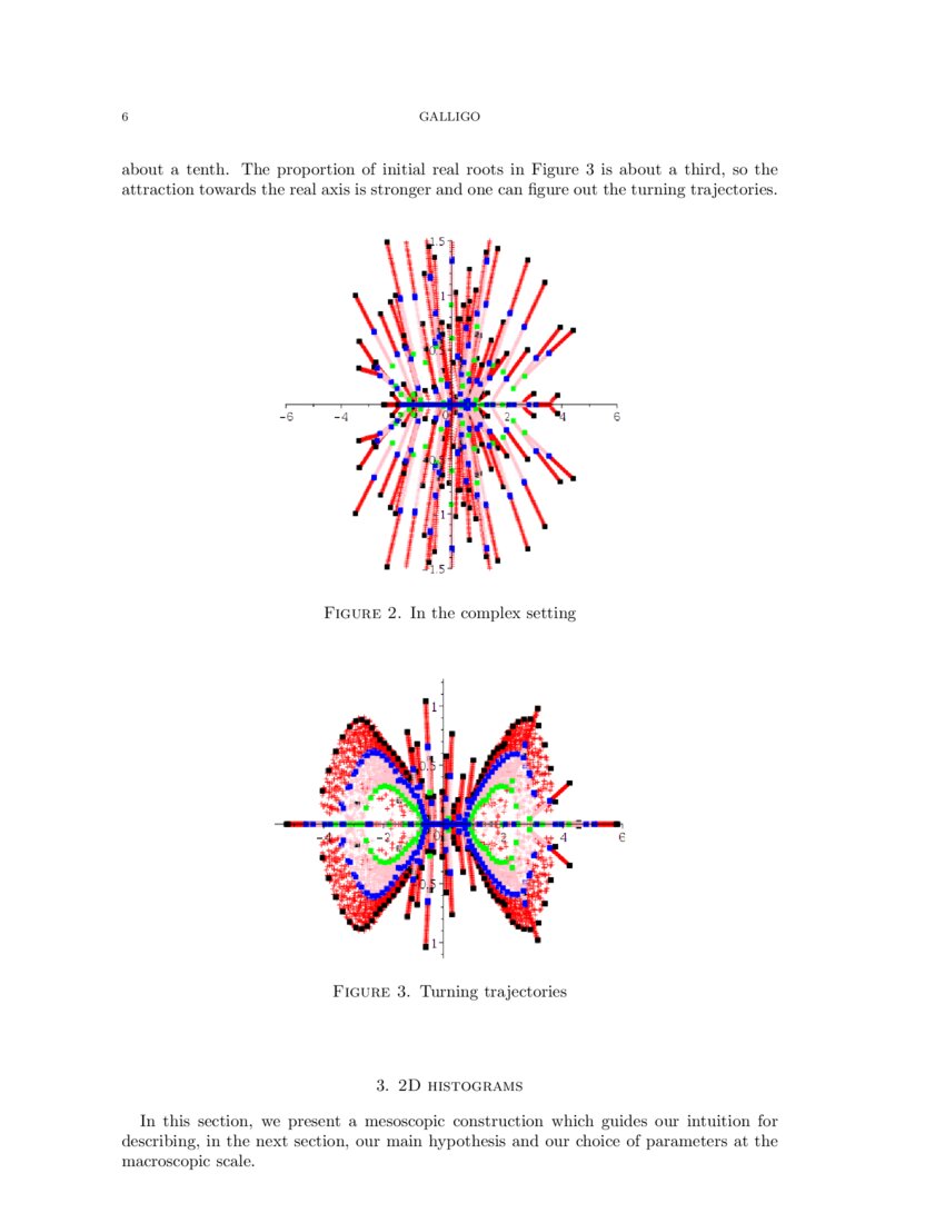 Modeling complex root motion of real random polynomials under ...
