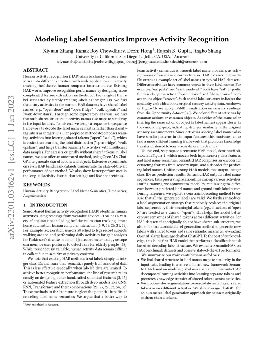 Modeling Label Semantics Improves Activity Recognition | DeepAI