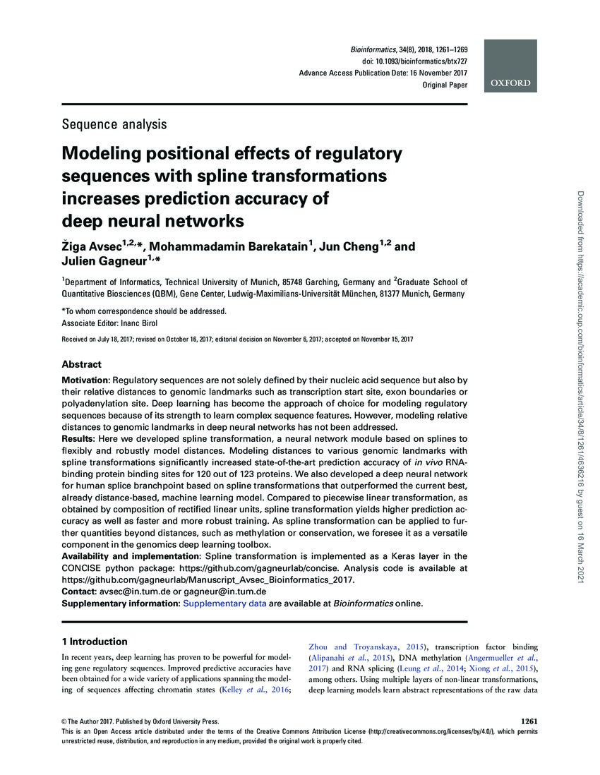 Modeling positional effects of regulatory sequences with spline transformations increases ...