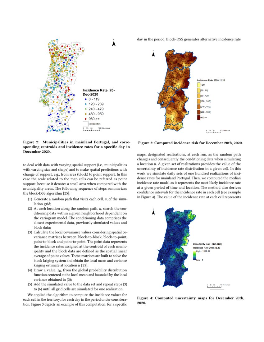 Modeling the geospatial evolution of COVID-19 using spatio-temporal ...