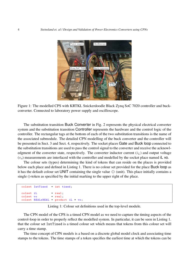 Modelling and Validation of Power Electronics Converter Systems using Coloured Petri Nets | DeepAI
