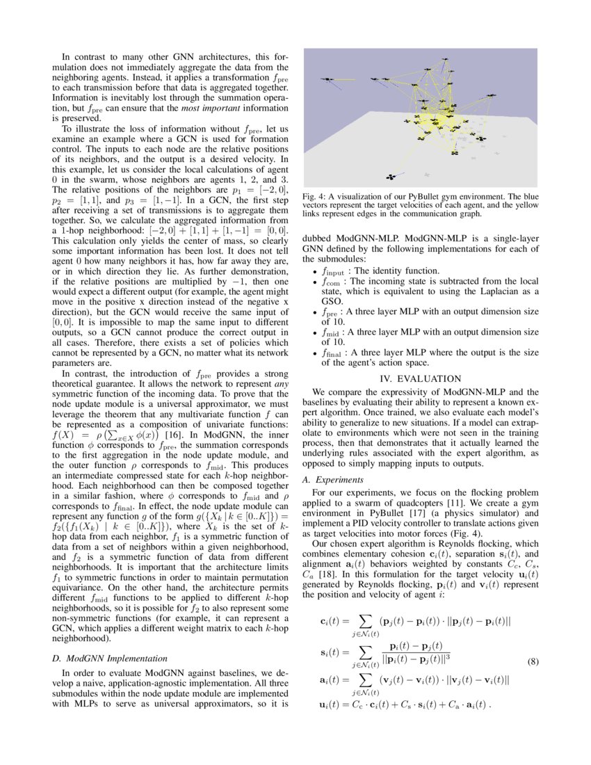 ModGNN: Expert Policy Approximation in Multi-Agent Systems with a ...