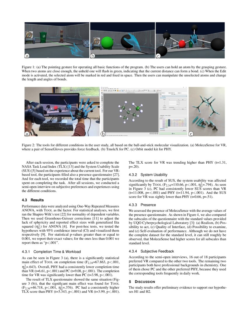 MolecuSense: Using Force-Feedback Gloves for Creating and Interacting ...