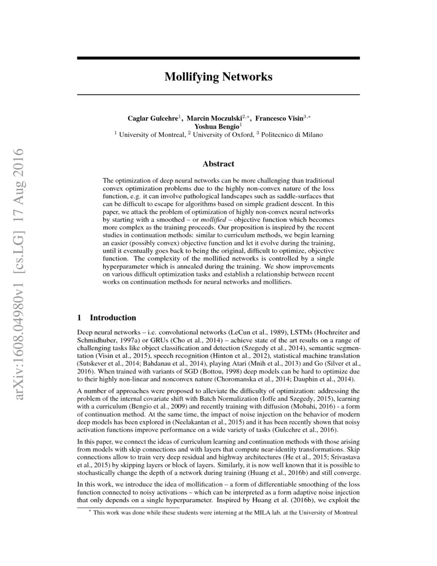 Mollifying Networks | DeepAI