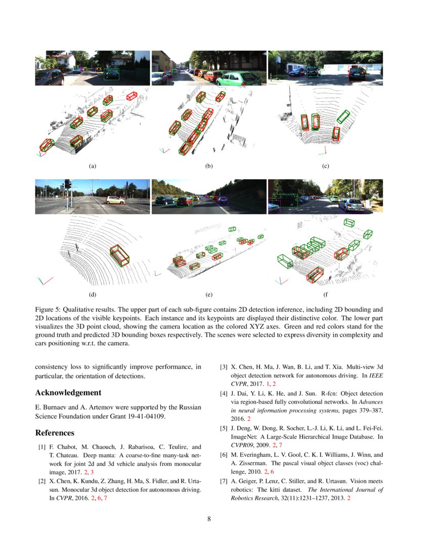 Monocular 3D Object Detection via Geometric Reasoning on Keypoints | DeepAI Monocular 3D Object Detection via Geometric Reasoning on Keypoints | DeepAI
