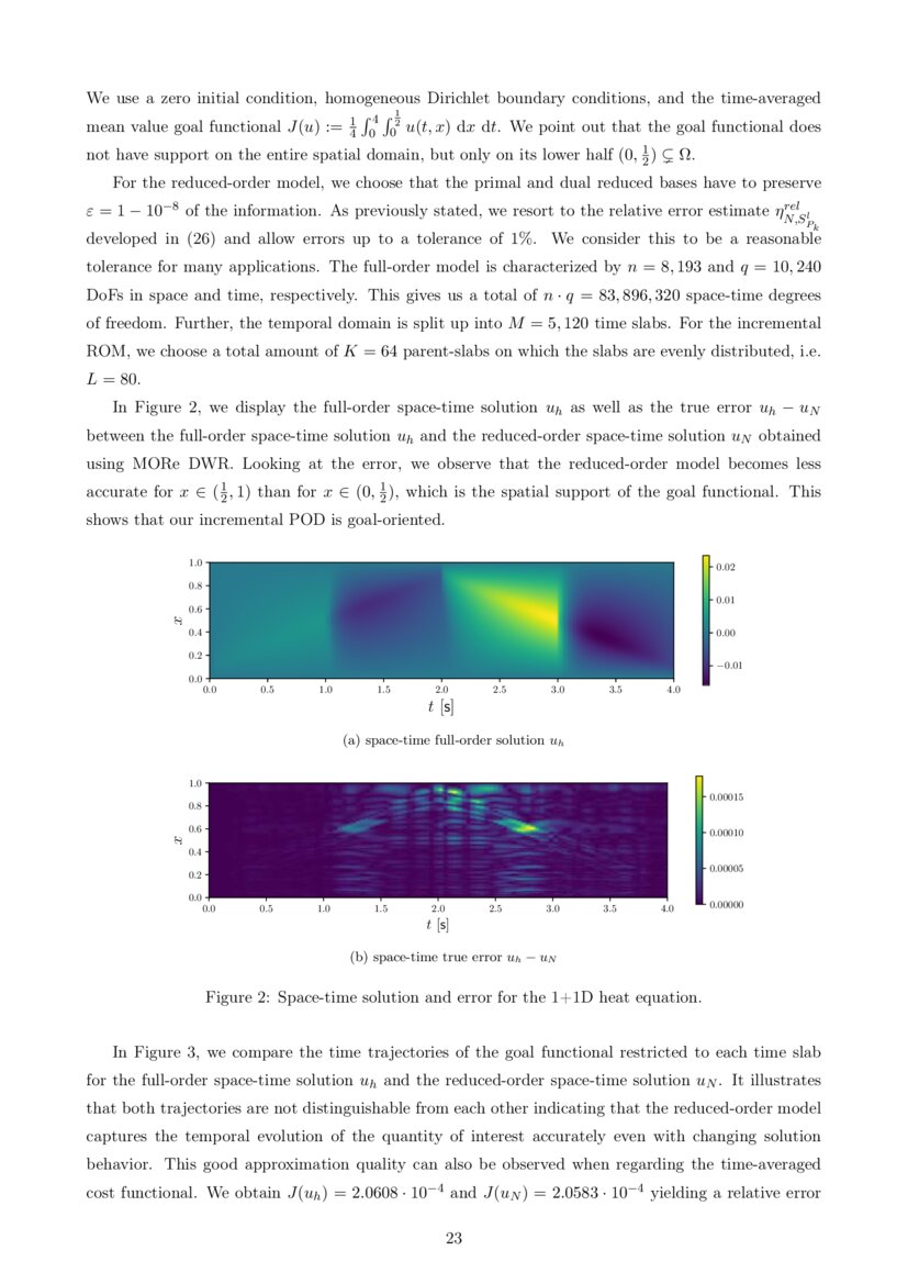 More Dwr Space Time Goal Oriented Error Control For Incremental Pod Based Rom Deepai