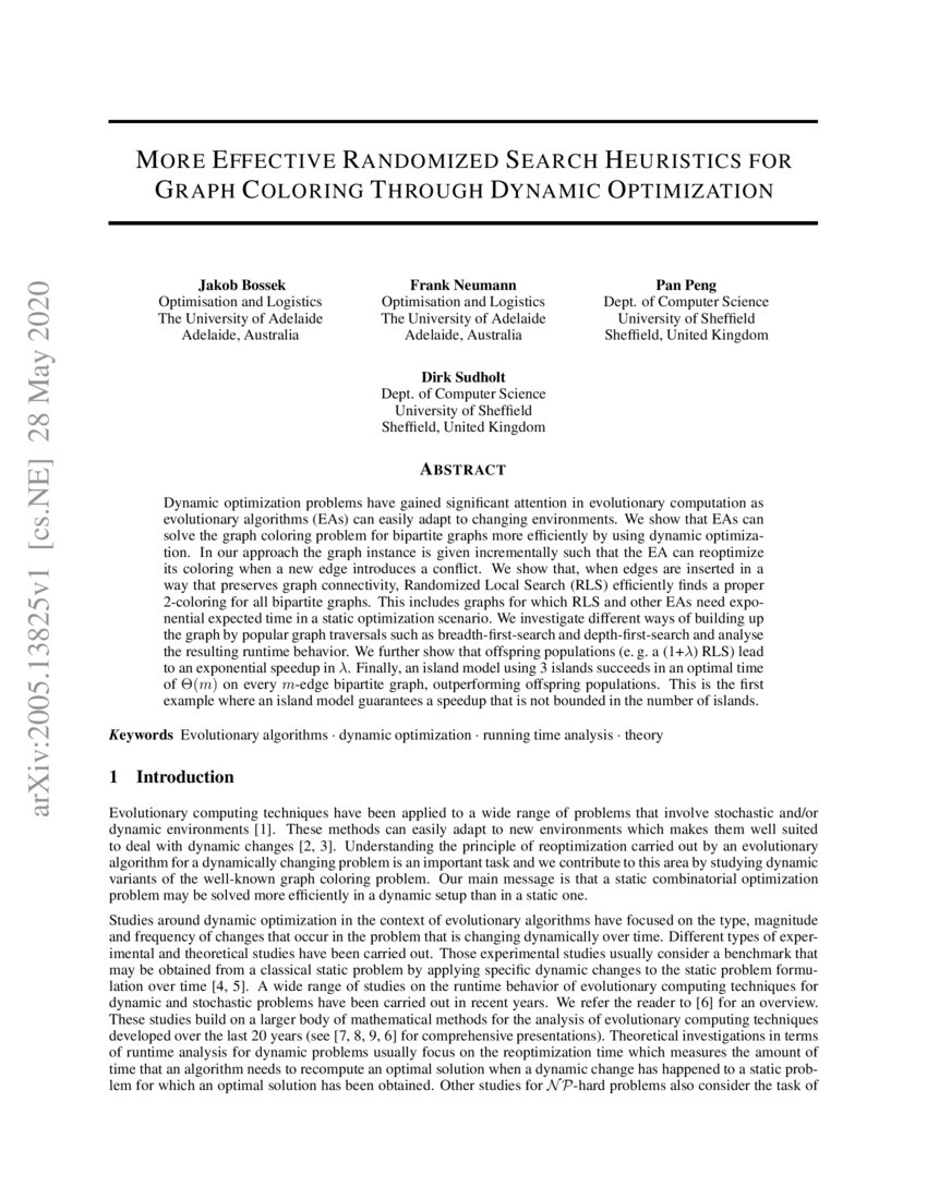 More Effective Randomized Search Heuristics For Graph Coloring Through