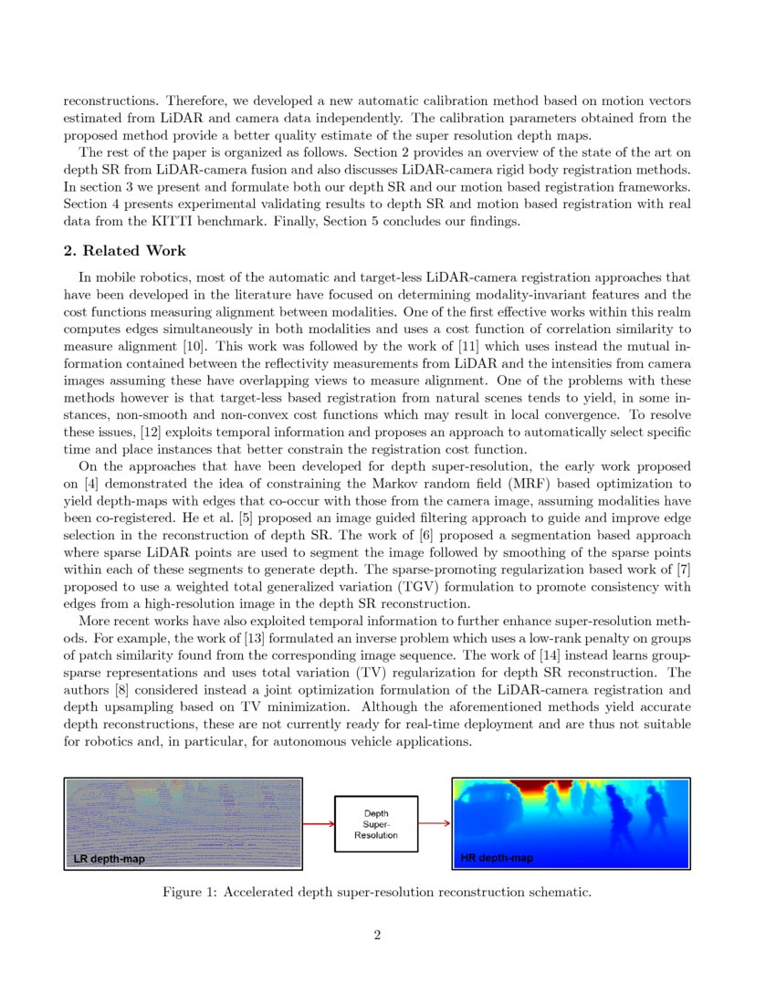 Motion Guided LIDAR-camera Autocalibration and Accelerated Depth Super ...