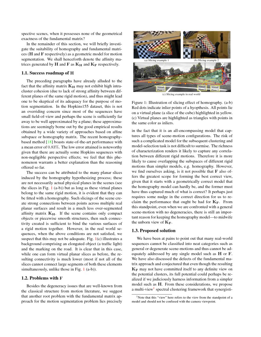 Motion Segmentation By Exploiting Complementary Geometric Models Deepai