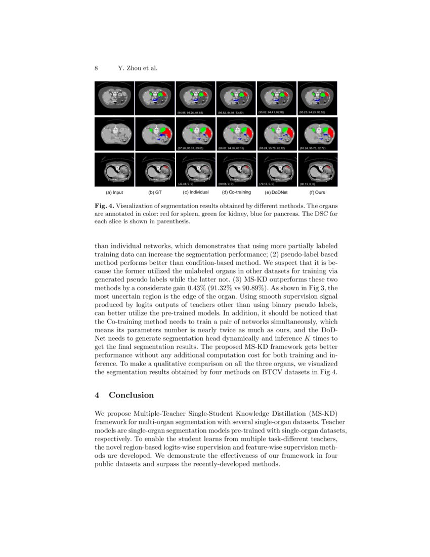MS-KD: Multi-Organ Segmentation with Multiple Binary-Labeled Datasets | DeepAI