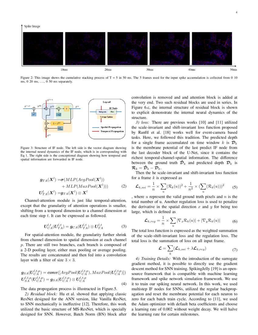 MSS-DepthNet: Depth Prediction with Multi-Step Spiking Neural Network ...