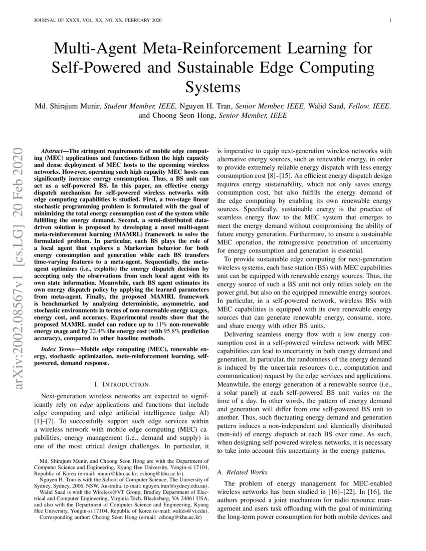 Multi-Agent Meta-Reinforcement Learning for Self-Powered and ...