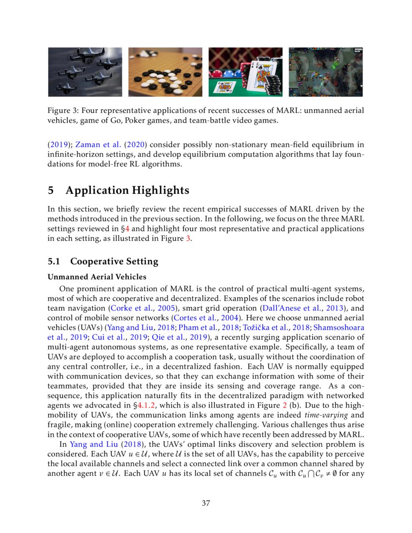 Multi Agent Reinforcement Learning A Selective Overview Of Theories