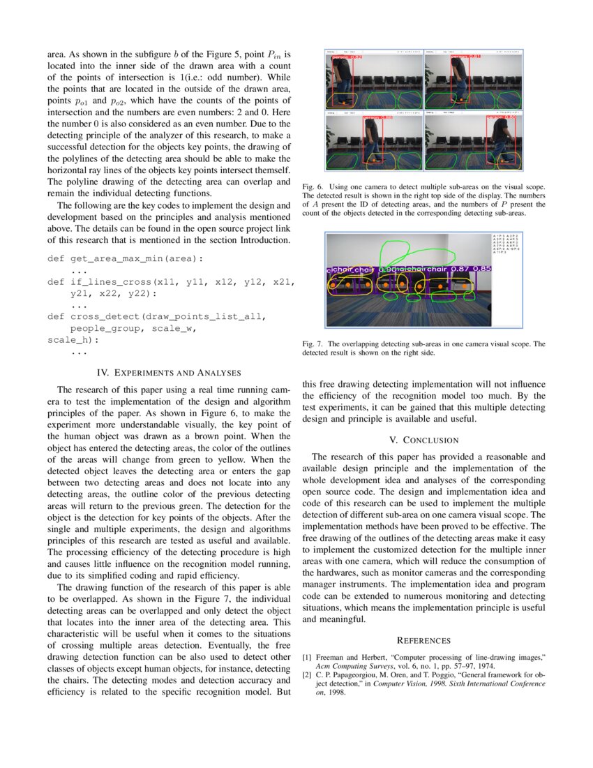 Multi-area Target Individual Detection with Free Drawing on Video | DeepAI