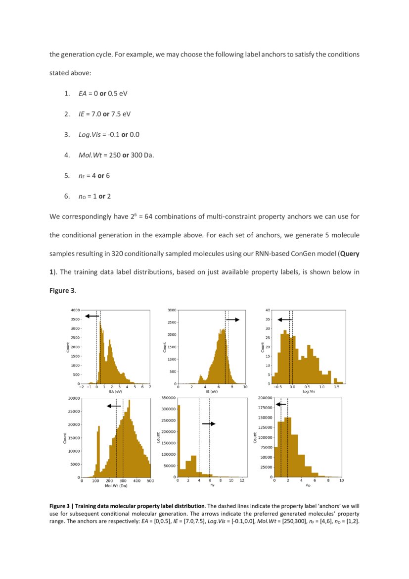 Multi Constraint Molecular Generation Using Sparsely Labelled Training