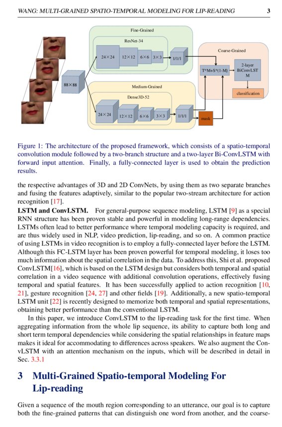 Multi-Grained Spatio-temporal Modeling for Lip-reading | DeepAI