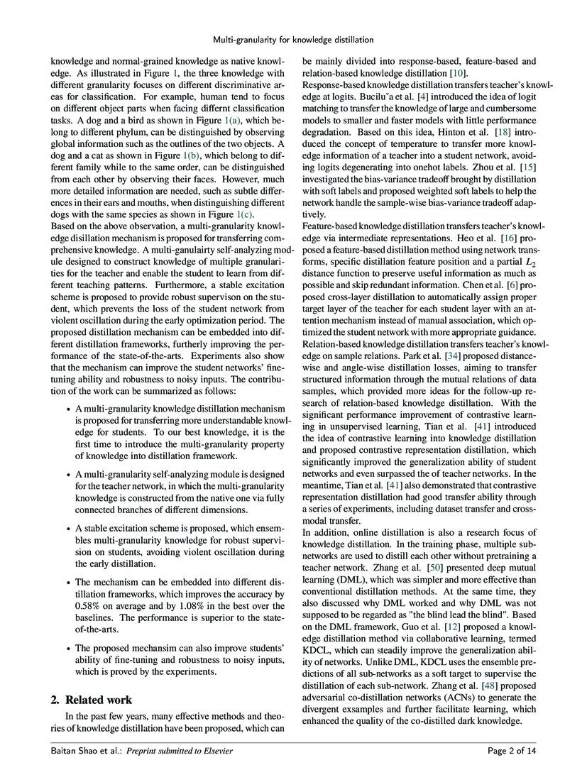 Multi-granularity for knowledge distillation | DeepAI