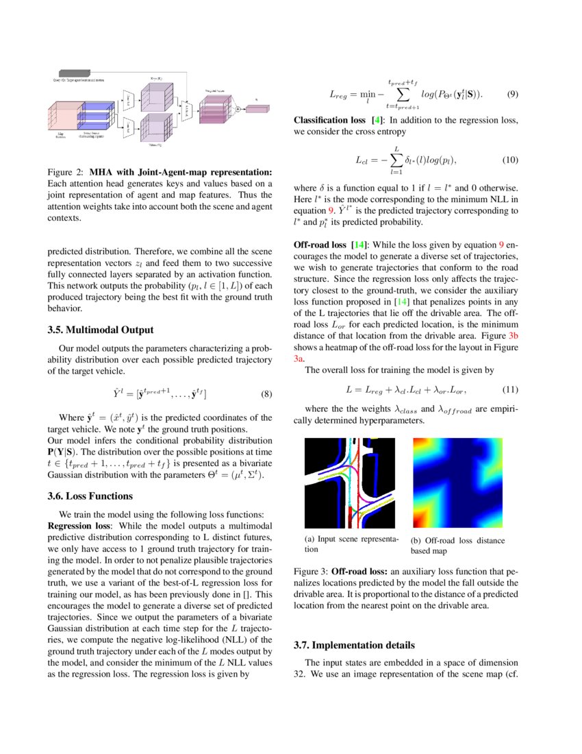 Multi-Head Attention with Joint Agent-Map Representation for Trajectory ...