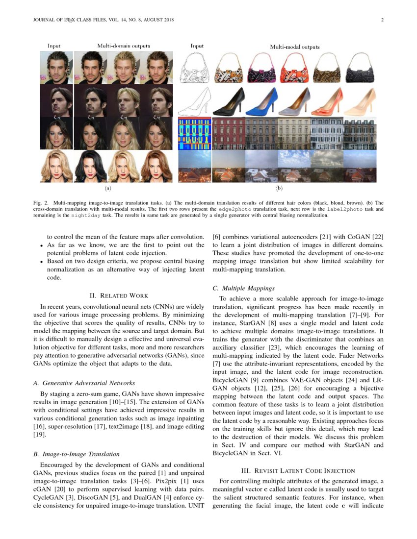Multi-Mapping Image-to-Image Translation with Central Biasing Normalization | DeepAI