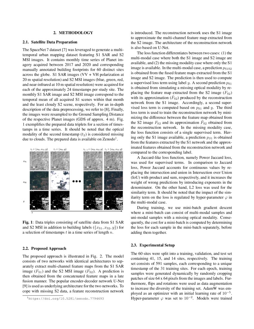 Multi-Modal Deep Learning for Multi-Temporal Urban Mapping With a ... Multi-Modal Deep Learning for Multi-Temporal Urban Mapping With a ...