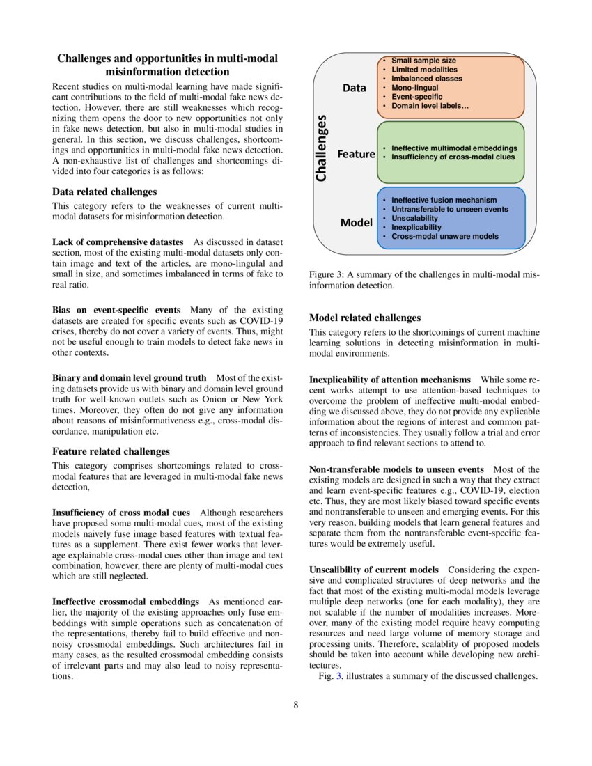 Multi Modal Misinformation Detection Approaches Challenges And